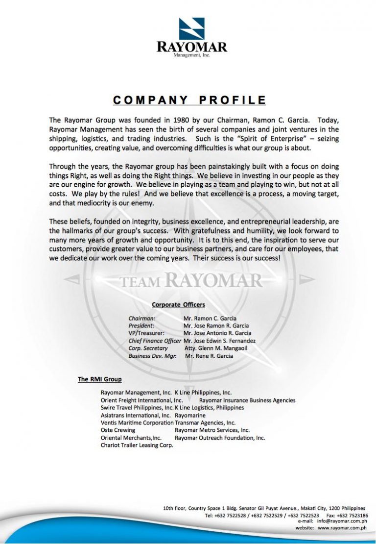 Rayomar Management Inc. - Home